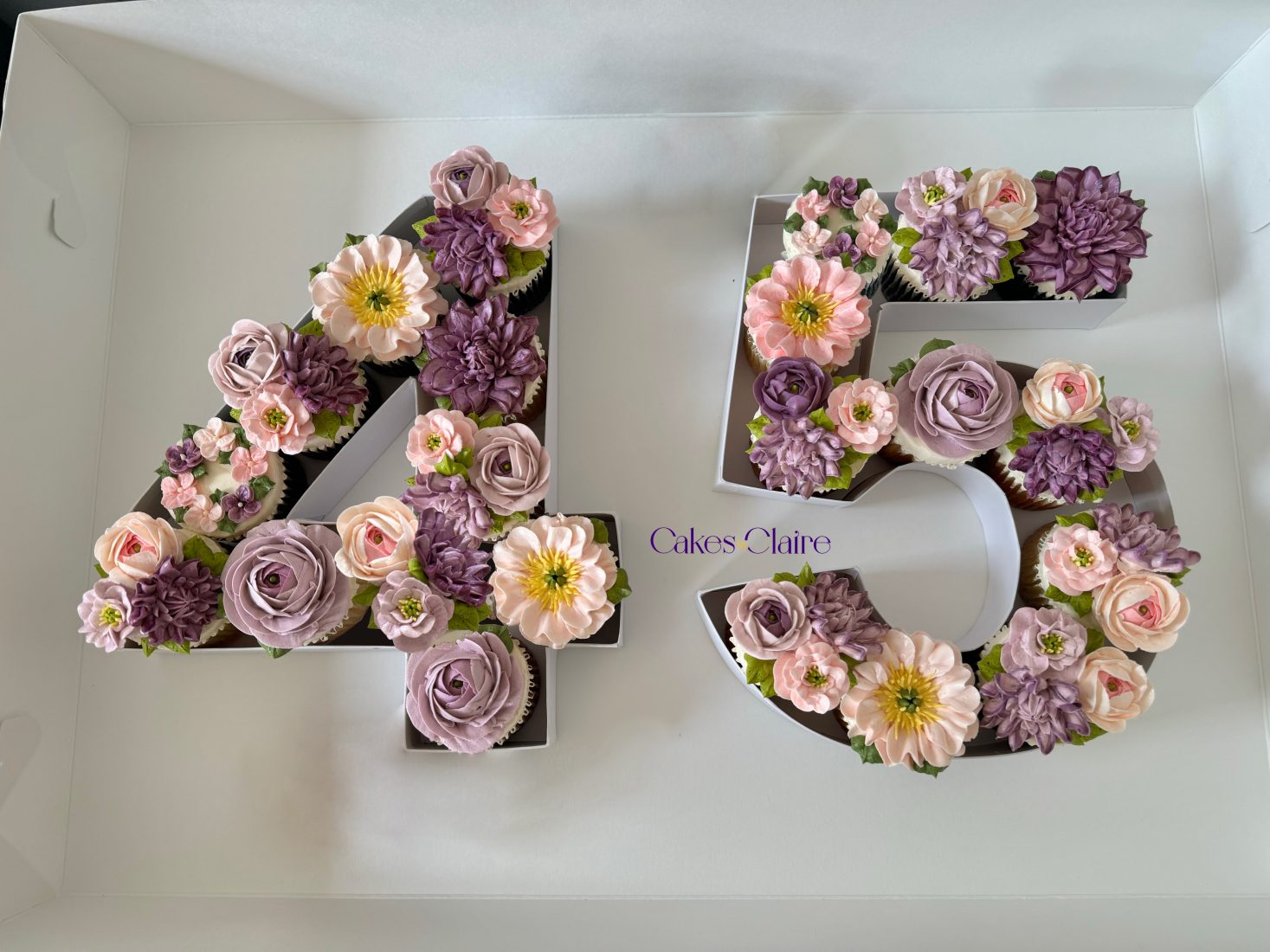 Cupcakes in NUMBERS – Cakes by Claire